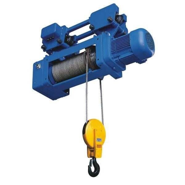 Electric Wire Foot Mounted Hoist 2/1 4/1 Rope Reeving Leading Crane For ...