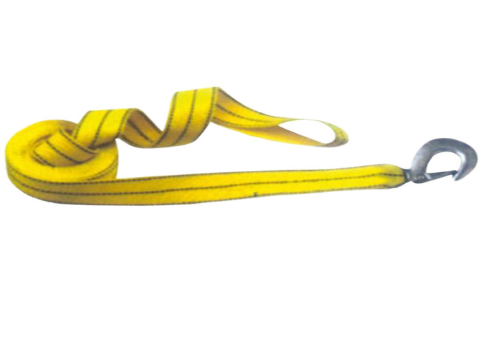 1000kg - 3000kg Heavy Duty Car Towing Rope / Towing Belt With Hoo
